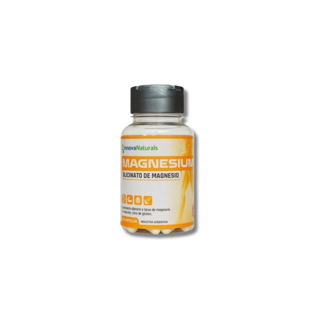 Vitaminas Y Minerales Magnesio Glicinato Pote 60 capsulas INNOVA ...